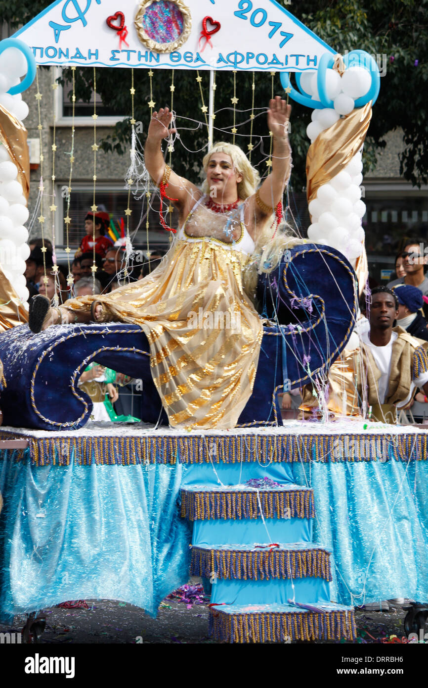 Famous carnival of Limassol, Akrotiri Bay, Cyprus Stock Photo - Alamy