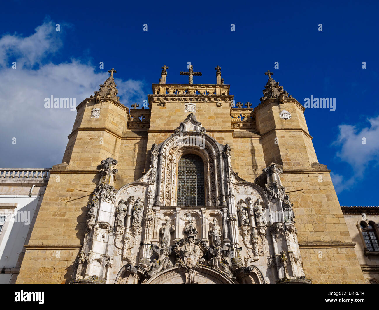 Santa Cruz church and monastery in downtown Coimbra, Portugal, Europe ...