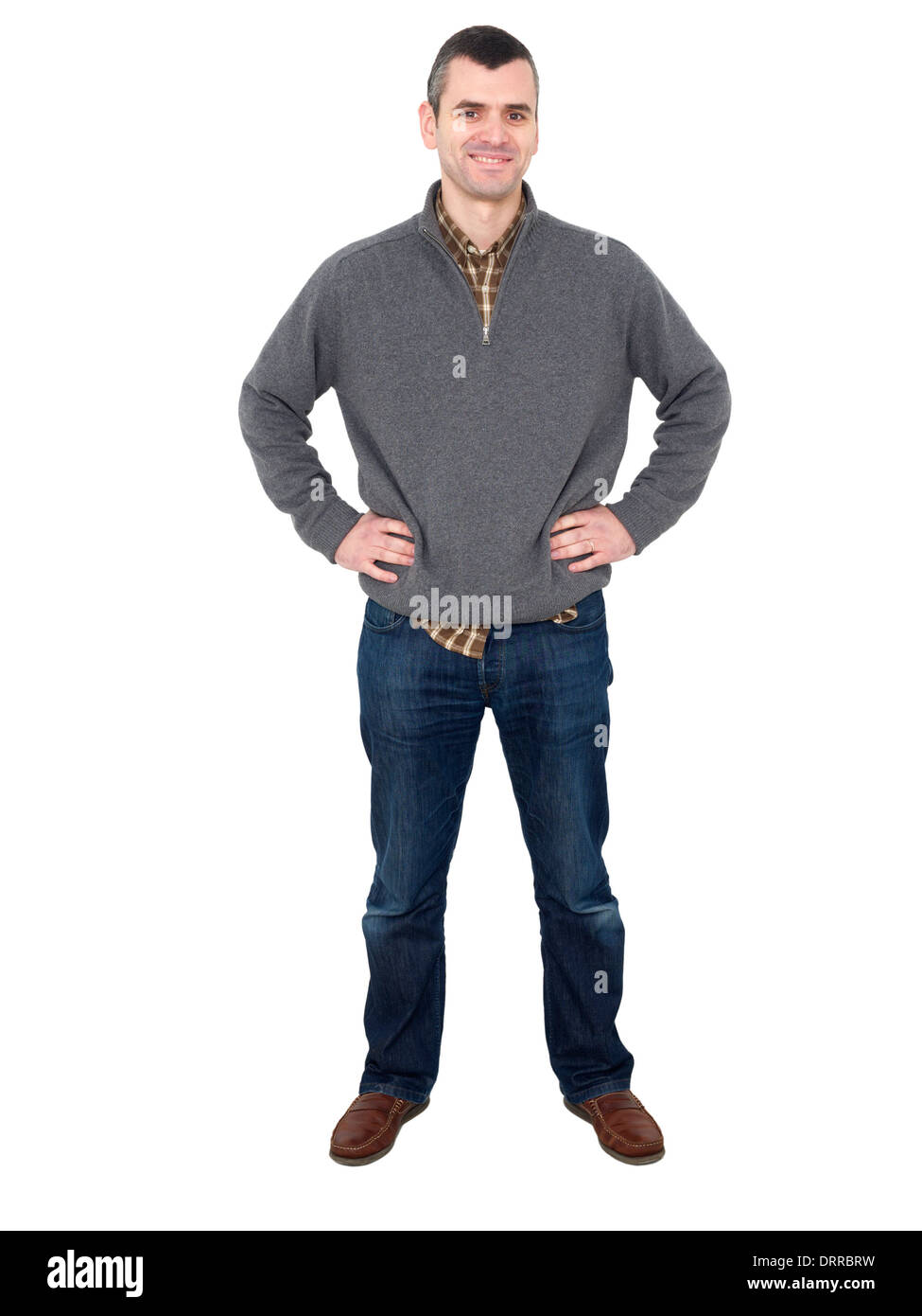 Person standing straight isolated hi-res stock photography and images ...