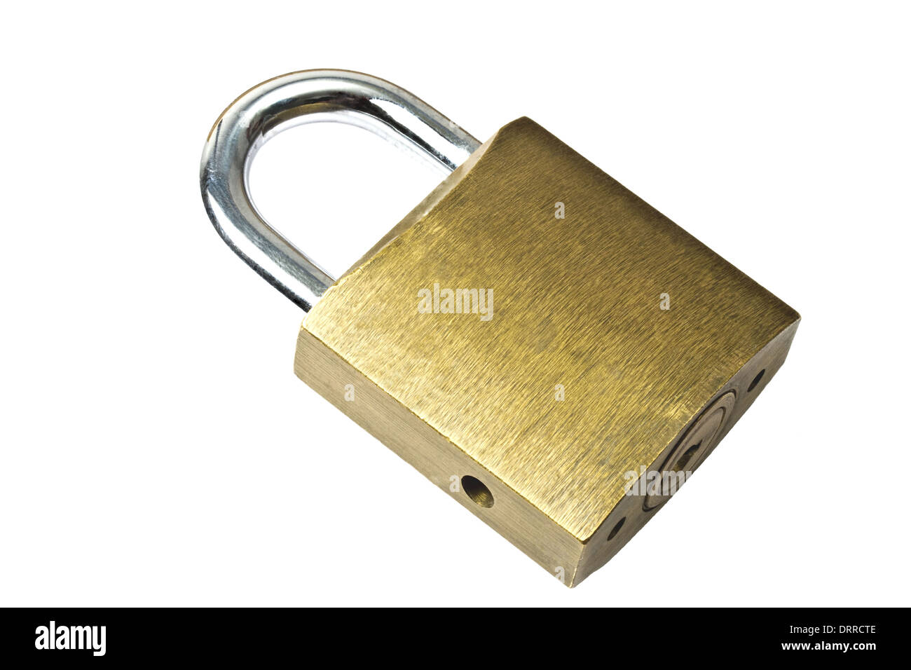 Padlock isolated on white Stock Photo - Alamy