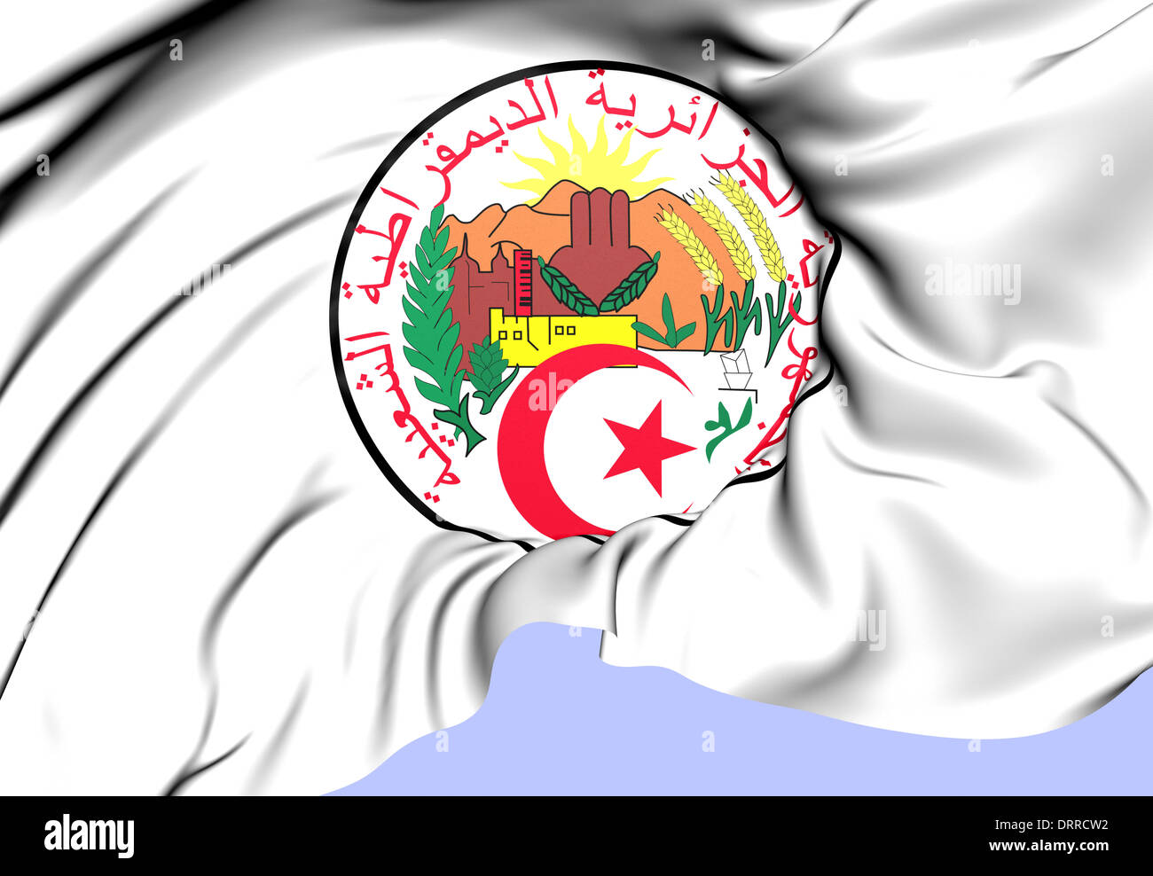 Algeria Coat of Arms. Close Up Stock Photo - Alamy