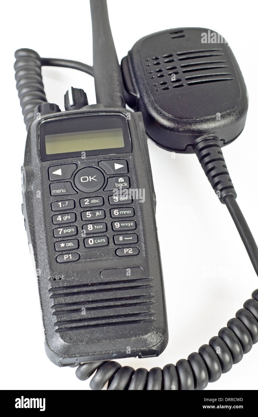 photo on a white background cb radio Stock Photo - Alamy