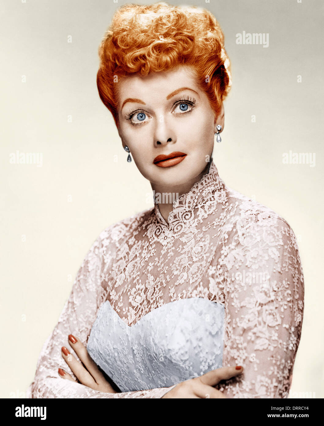 LUCILLE BALL (1911-1989) US film and TV actress and producer about 1950 ...