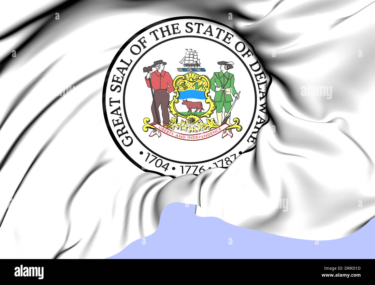 Delaware flag hi-res stock photography and images - Alamy