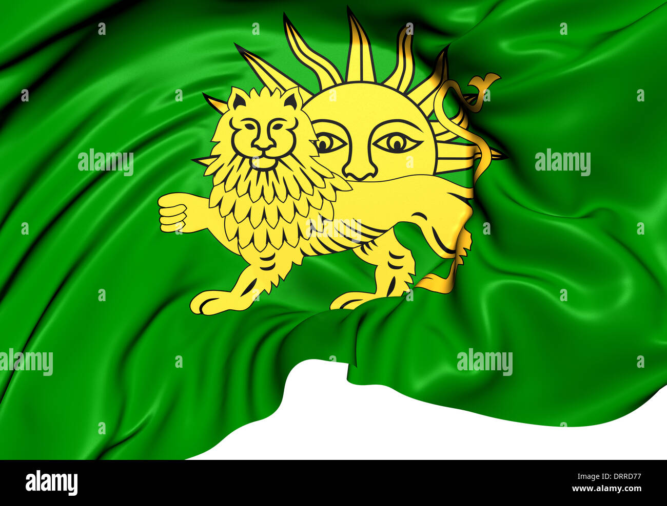 Flag of Safavid Dynasty. Close Up Stock Photo - Alamy