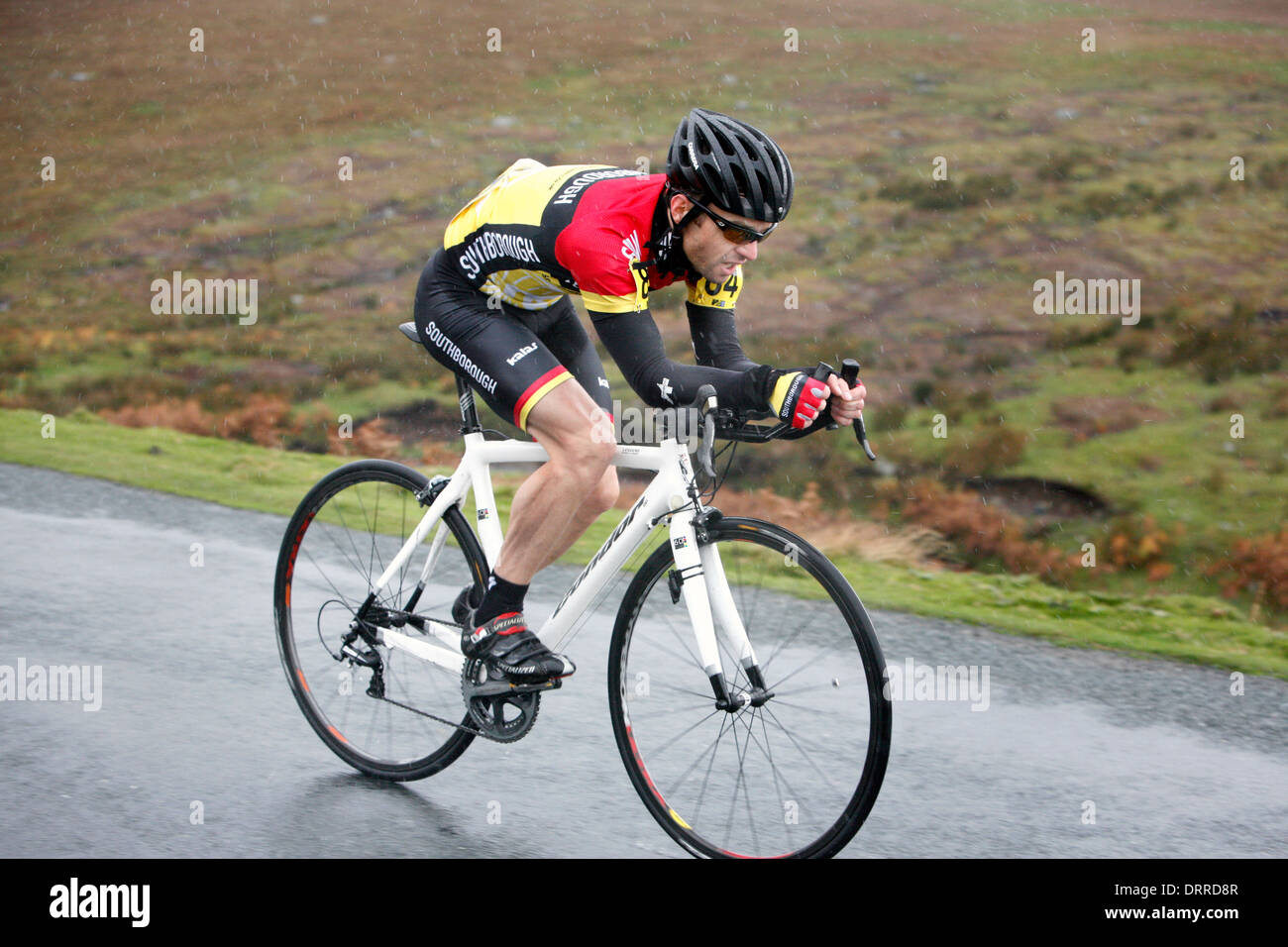 Keith Henderson of Southborough RC competing in the National Hill Climb ...