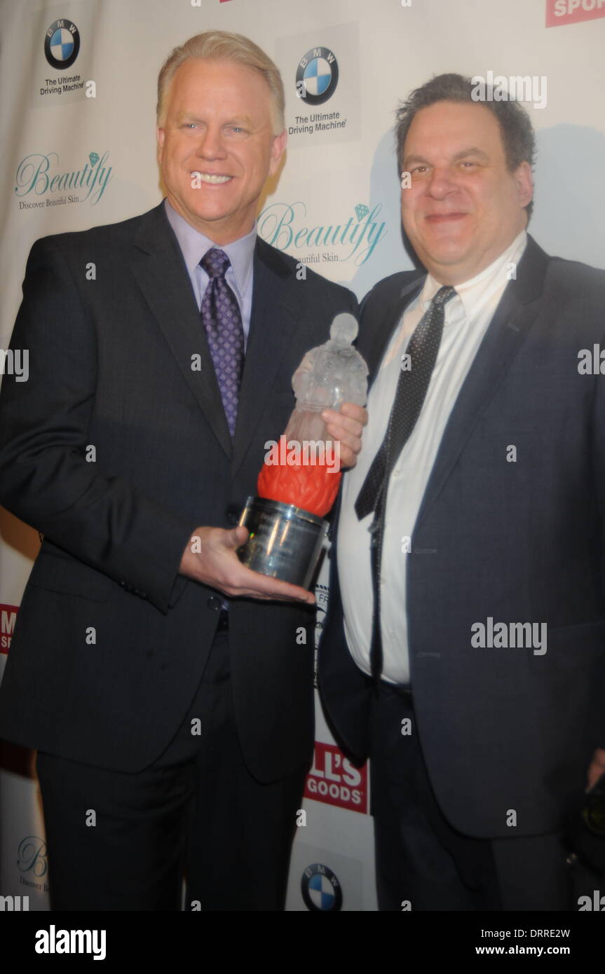 New York, New York, USA. 30th Jan, 2014. BOOMER ESIASON and JEFF GARLIN ...