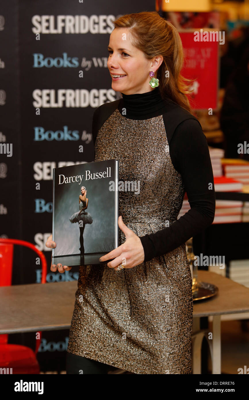 Darcey Bussell attends a book singing event at Selfridges in London ...
