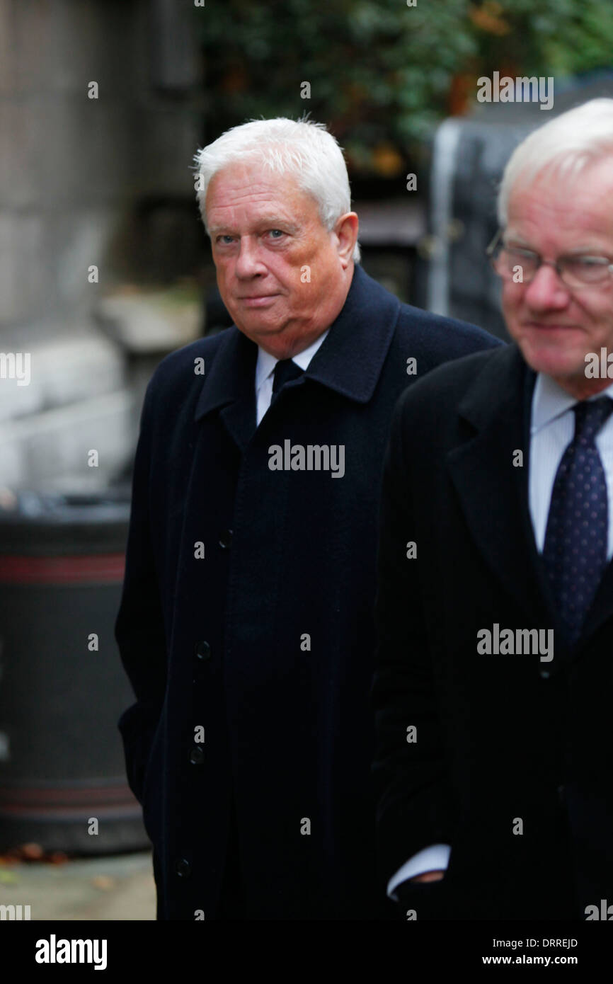 Derek Jameson memorial service Stock Photo - Alamy