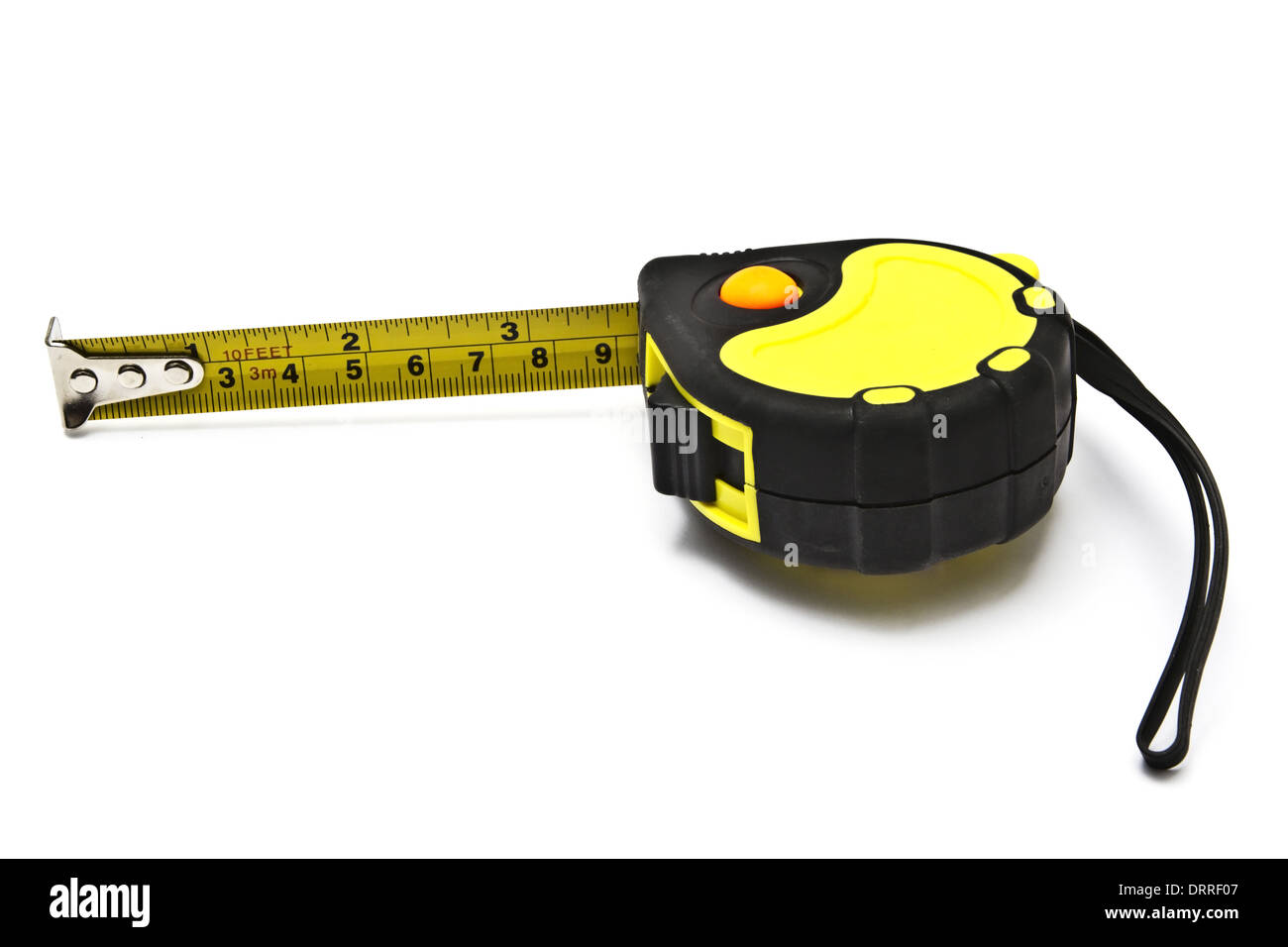 Yellow tape measure Stock Photo - Alamy