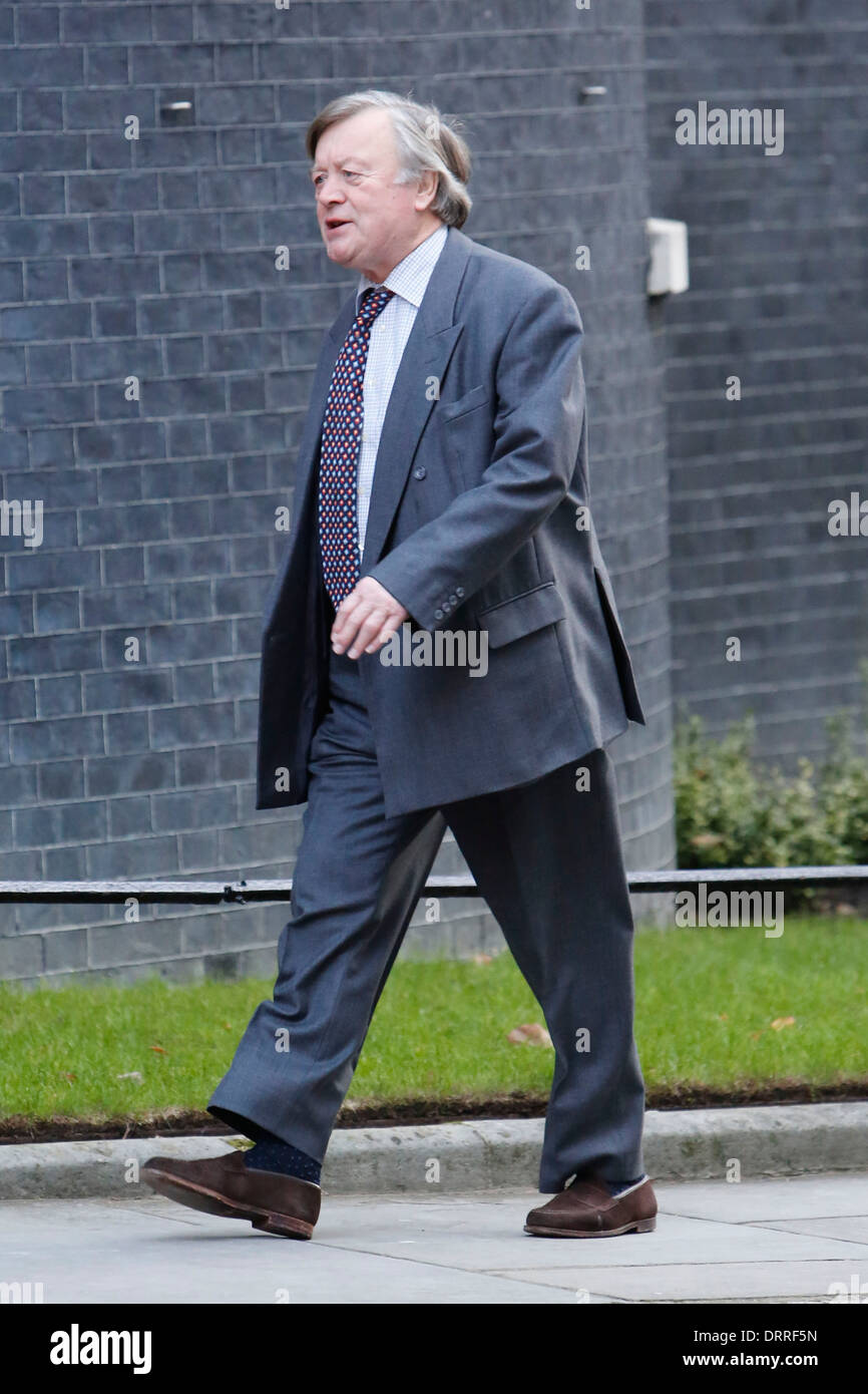 Kenneth Clarke attends the weekly Cabinet meeting at Number 10 Downing ...