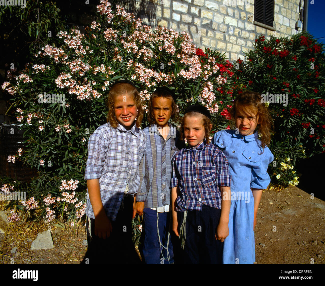 Israel Religious Jewish Children Hasidic Stock Photo - Alamy