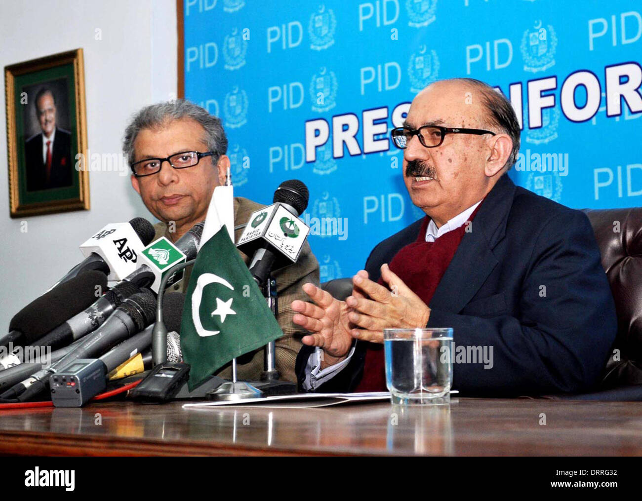 Islamabad. 31st Jan, 2014. Photo released by Press Information ...