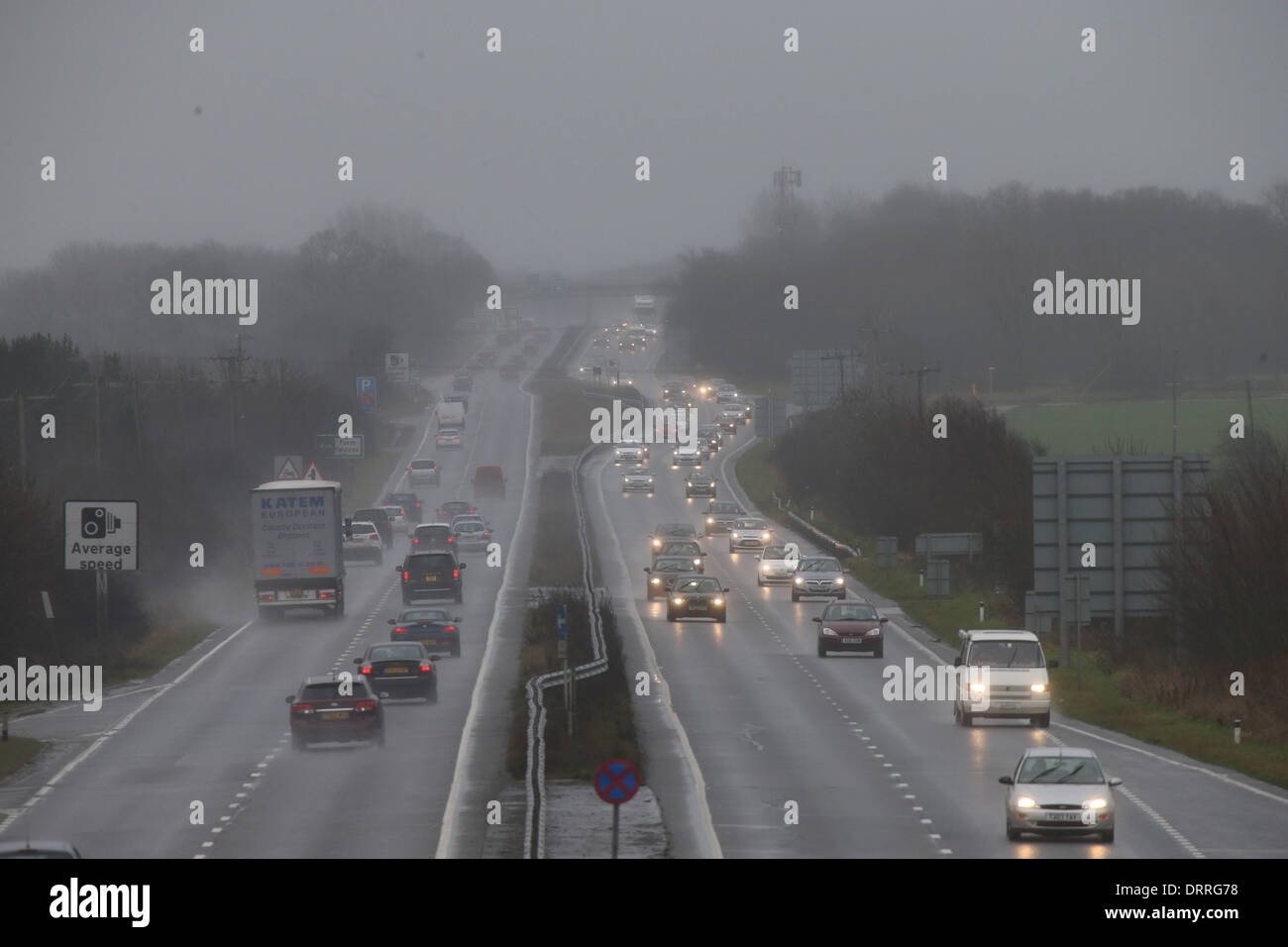Busy main trunk road hi-res stock photography and images - Alamy