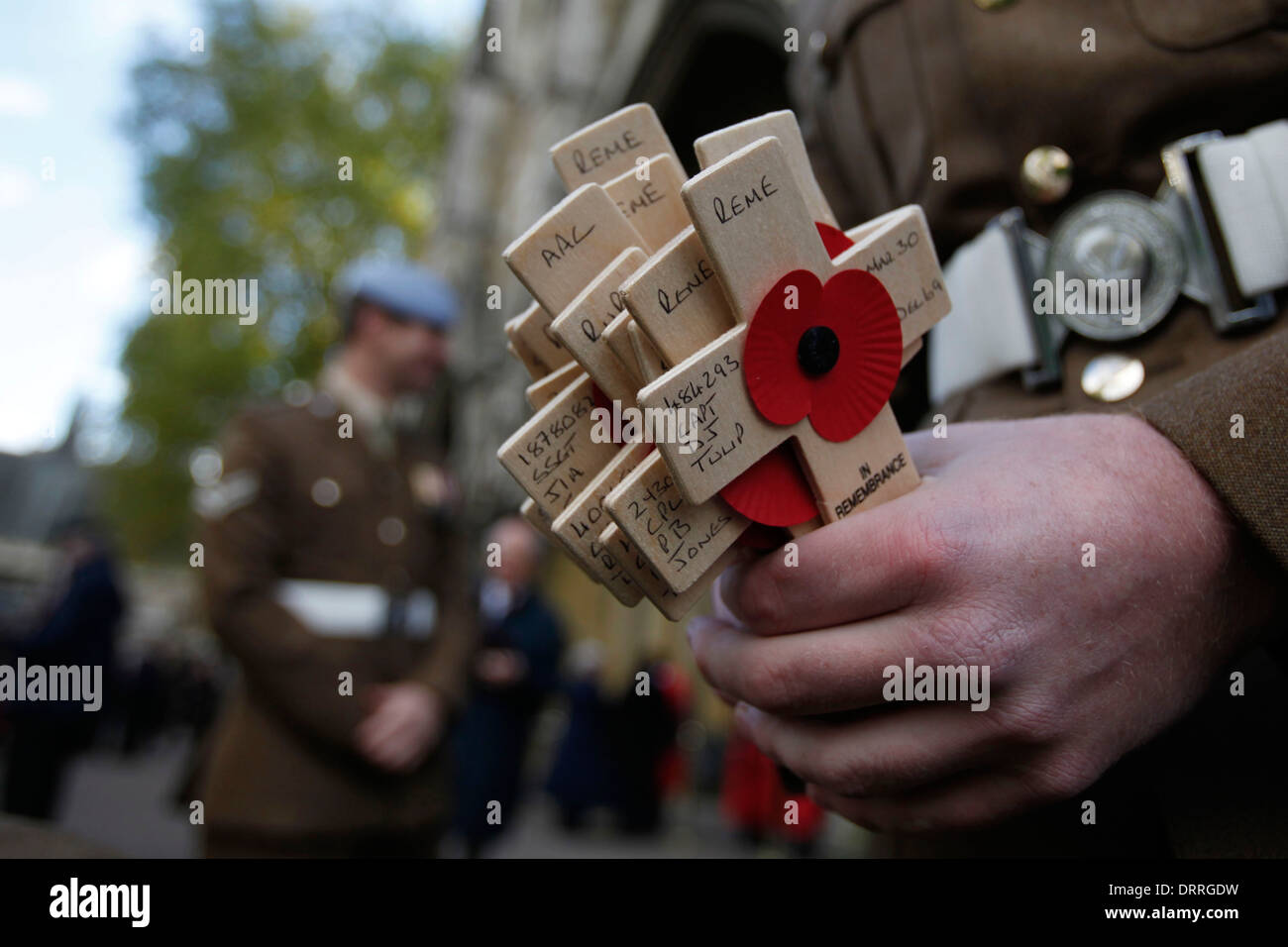 The remembrance crosses hi-res stock photography and images - Alamy