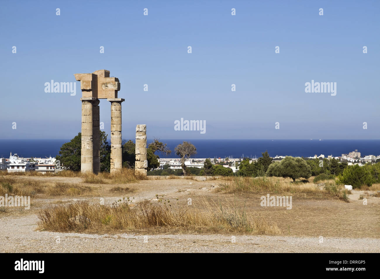 Acropolis of Rhodes Stock Photo - Alamy