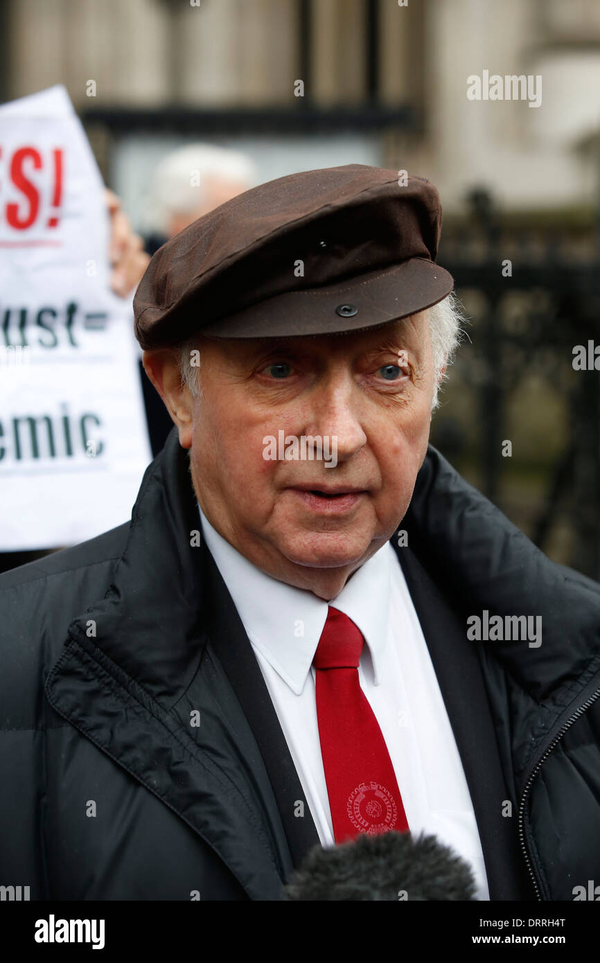 Former miners' union leader Arthur Scargill Stock Photo - Alamy