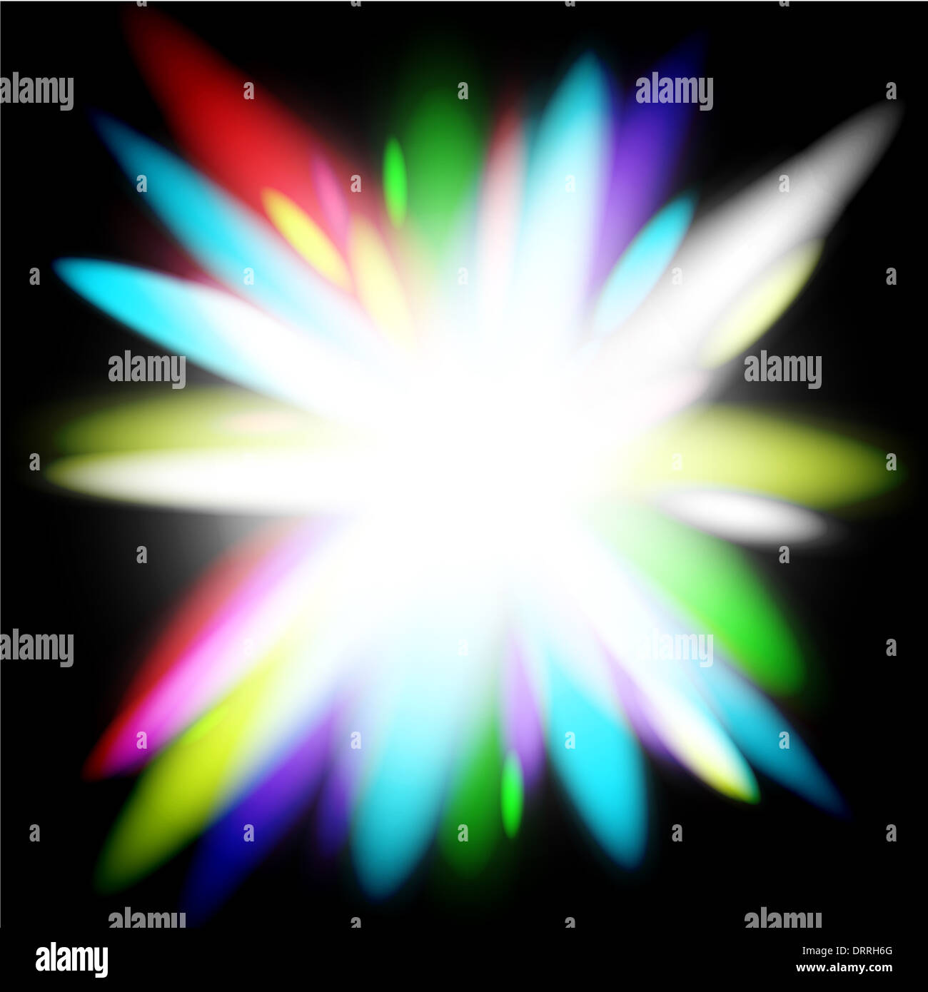Rainbow flower hi-res stock photography and images - Alamy