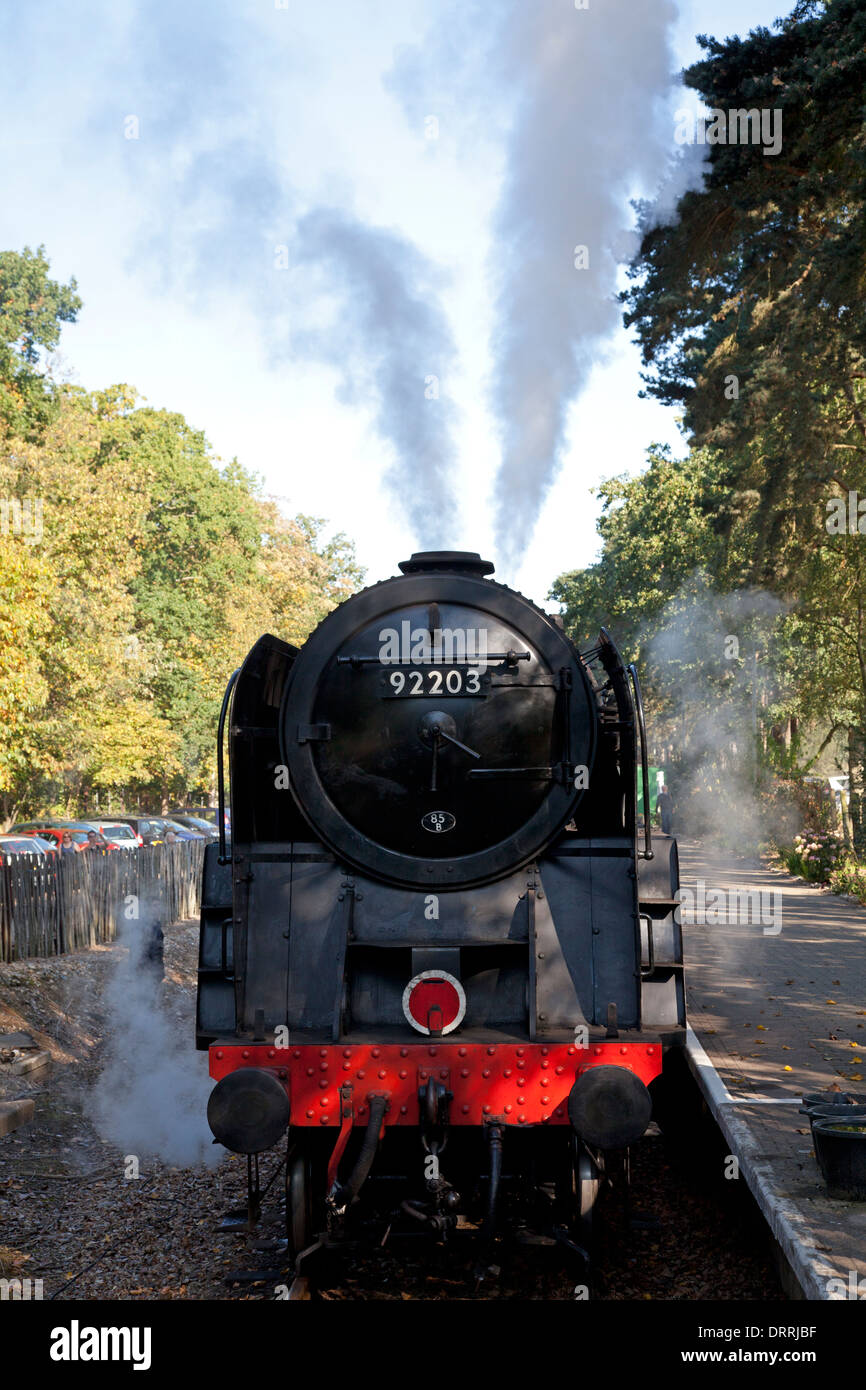 Class 9f steam locomotive 92203 hi-res stock photography and images - Alamy