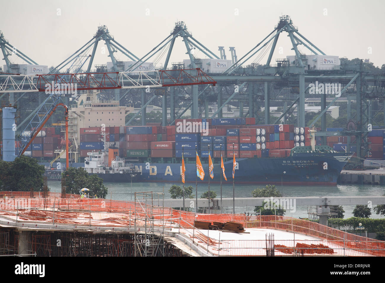 Singapore is one of the busiest ports in the Asia pacific Region Stock ...