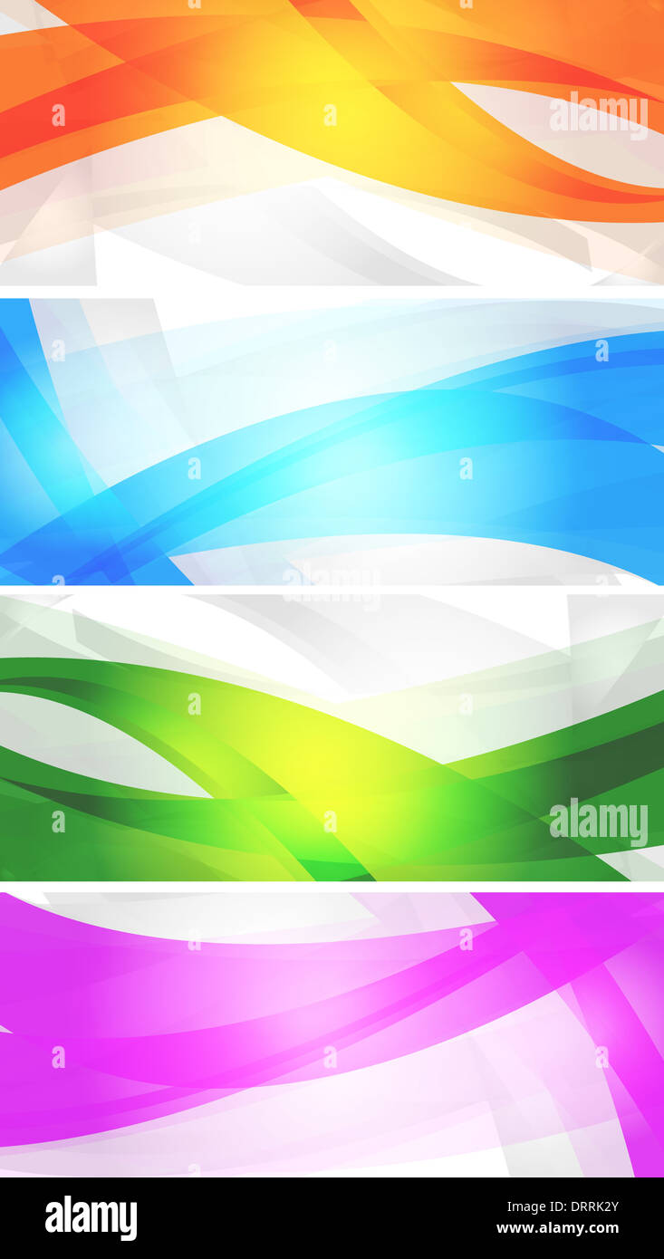 Abstract colourful vector waves hi-res stock photography and images - Alamy