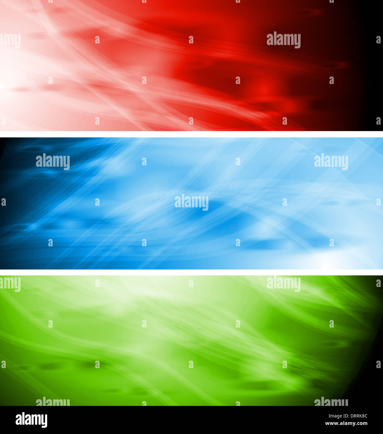 Bright abstract banners collection Stock Photo - Alamy