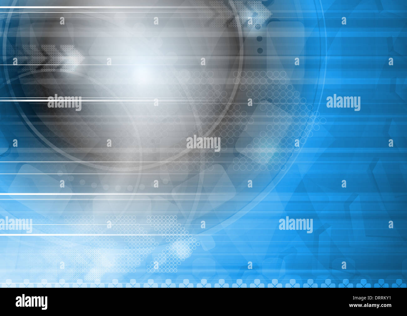 Blue design with arrows in hi-tech style Stock Photo - Alamy