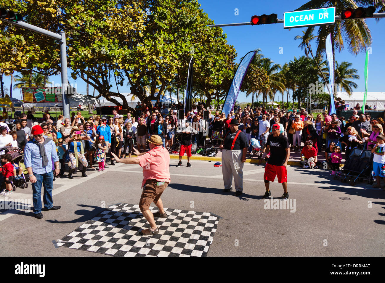 Miami Beach Florida,Ocean Drive,Art Deco Weekend,festival,street fair ...