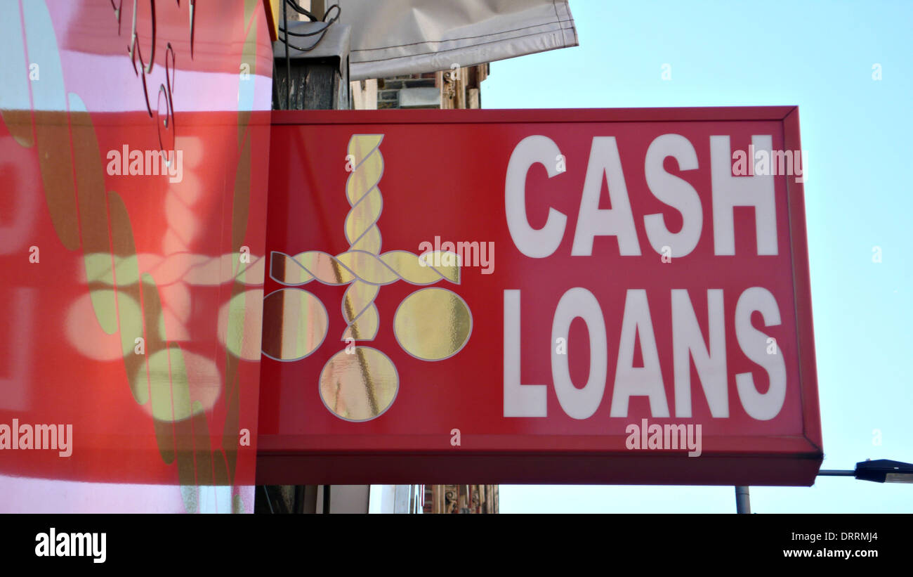 Instant Cash Loans Sign Stock Photo - Alamy