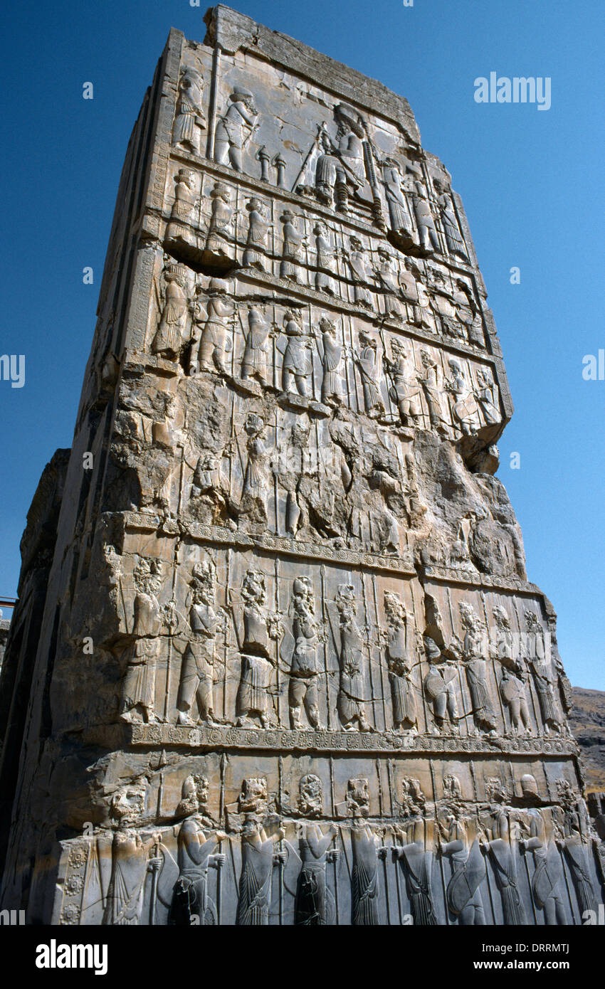 Persepolis guards relief hi-res stock photography and images - Alamy