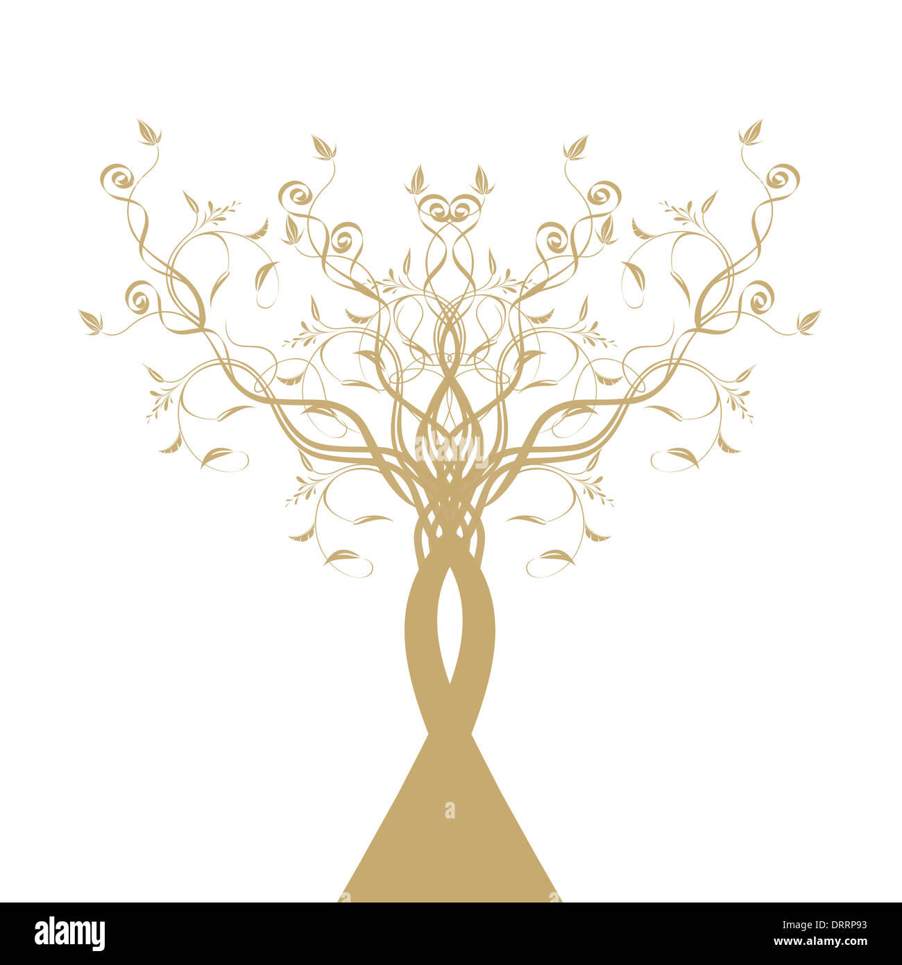 Art Tree Silhouette Stock Photo - Alamy