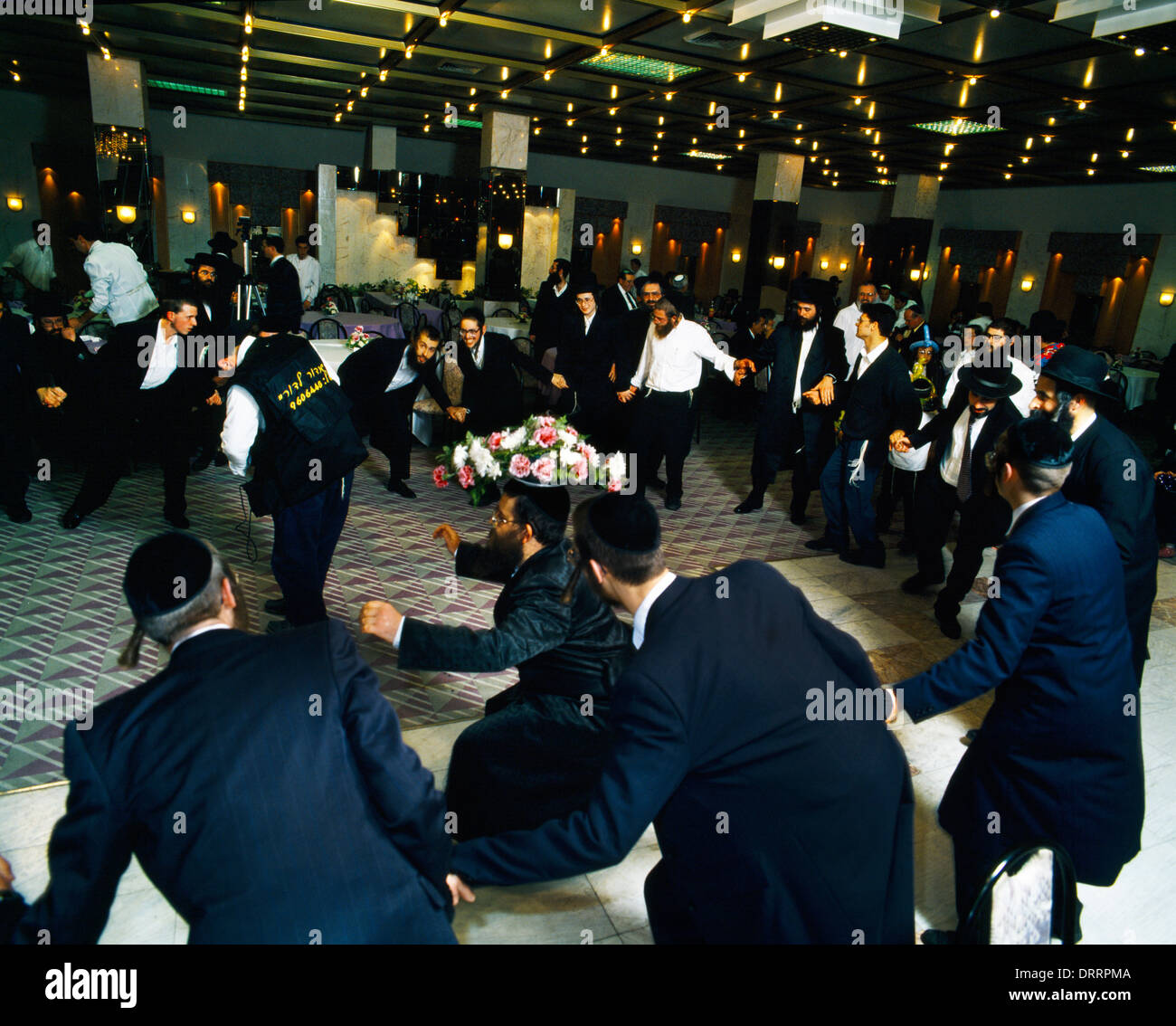 Israel Dancing At Jewish Wedding Reception Stock Photo - Alamy
