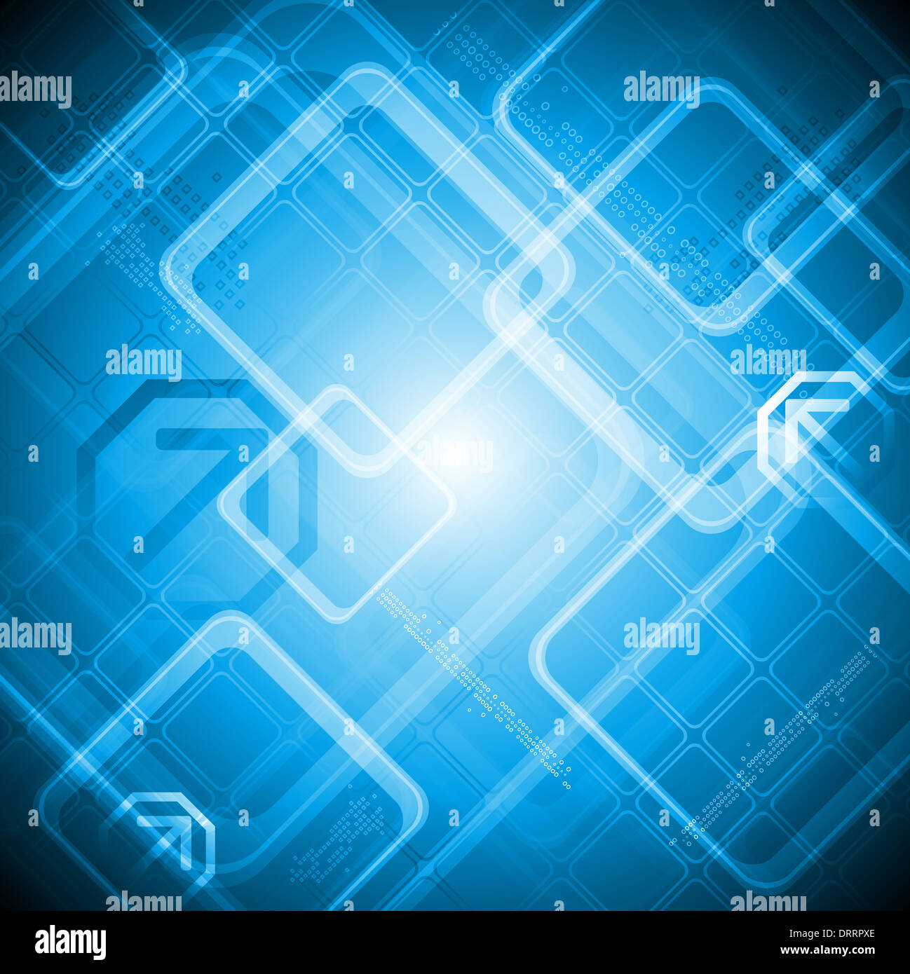 Blue hi-tech design Stock Photo - Alamy