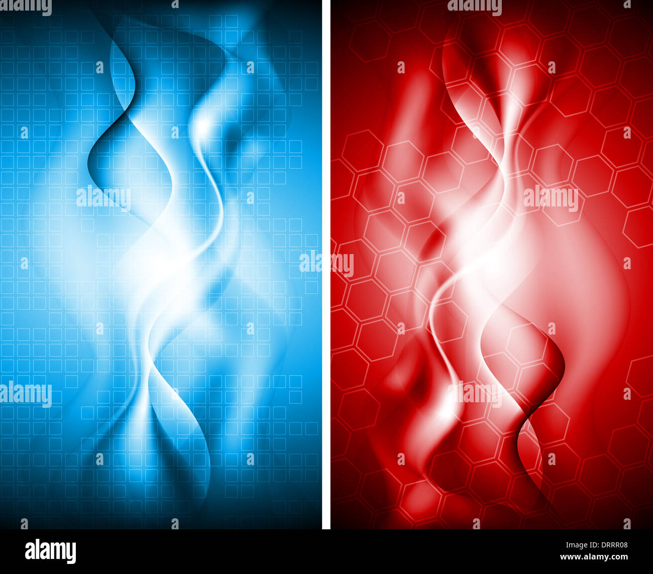 Two vertical tech banners Stock Photo - Alamy