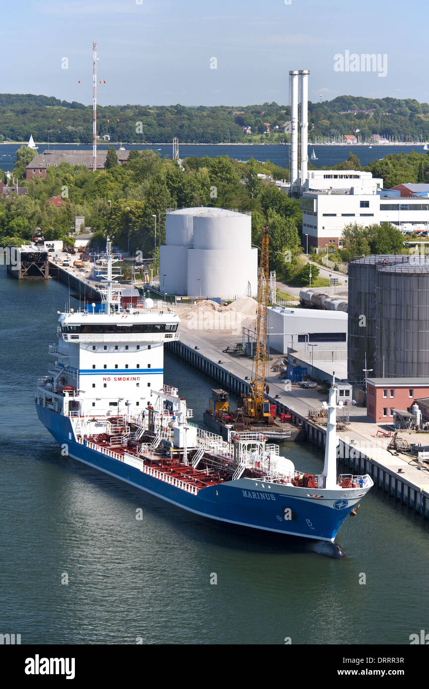 Ship traffic on kiel canal hi-res stock photography and images - Alamy