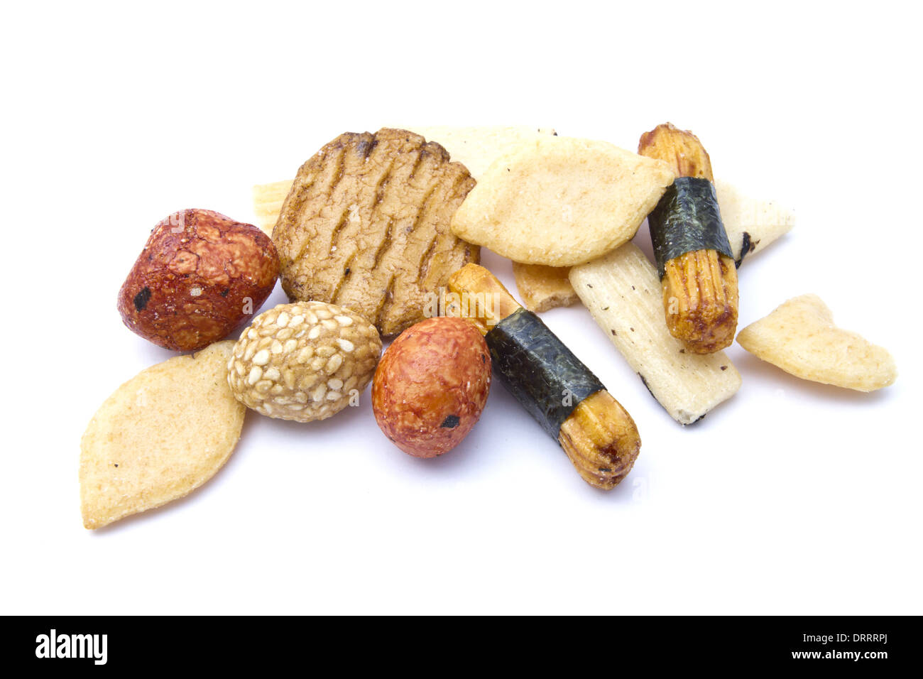 Japanese rice cracker seaweed hi-res stock photography and images - Alamy