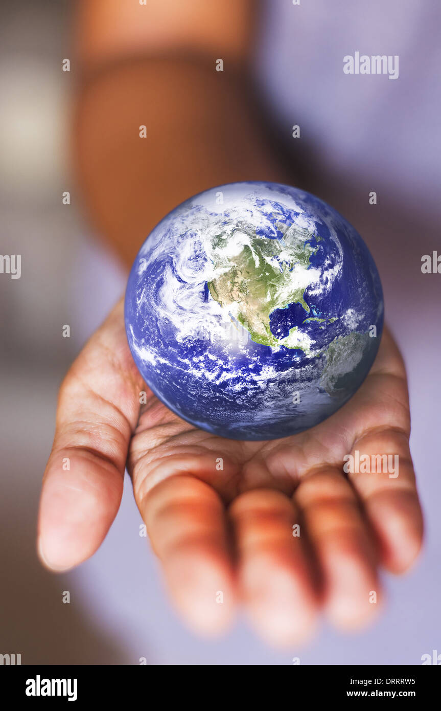 Saving earth hi-res stock photography and images - Alamy