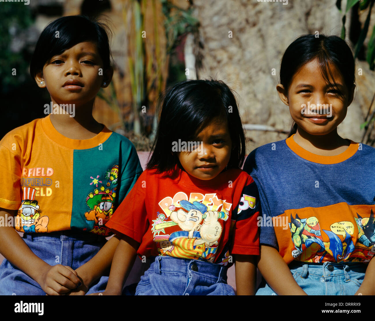 Bali Indonesia Local Children Stock Photo - Alamy