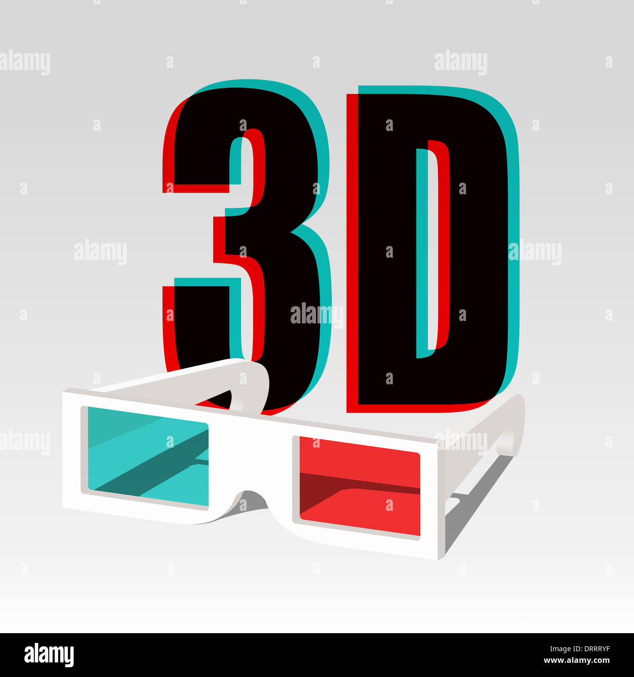 3D cinema goggles Stock Photo - Alamy