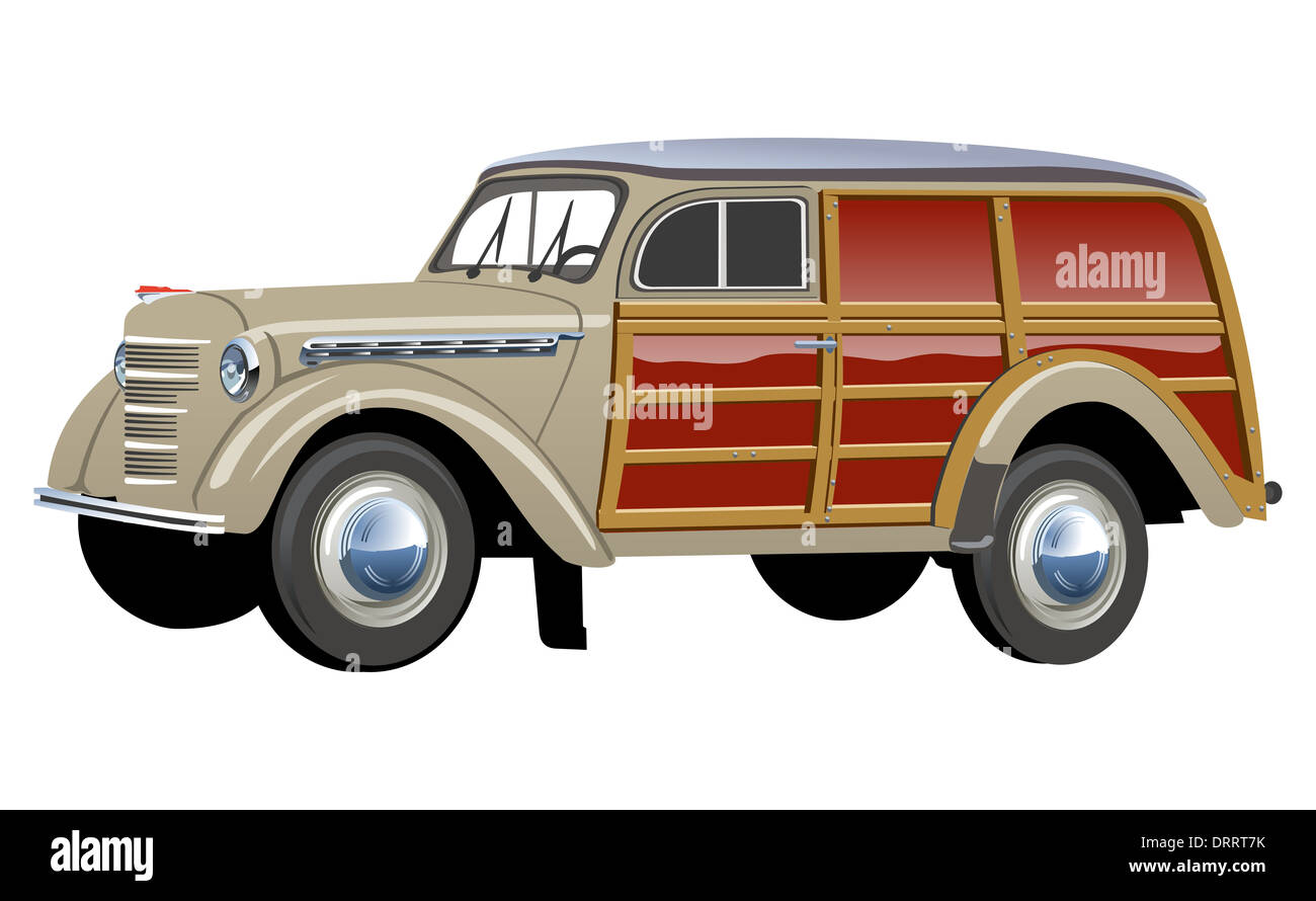 Van delivering Cut Out Stock Images & Pictures - Alamy