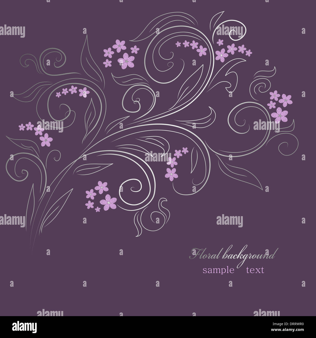 Design floral background Stock Photo - Alamy