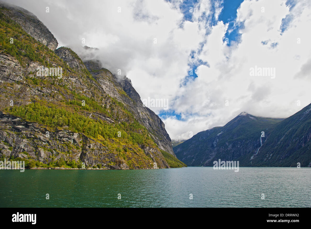 View of Geiranger Stock Photo - Alamy