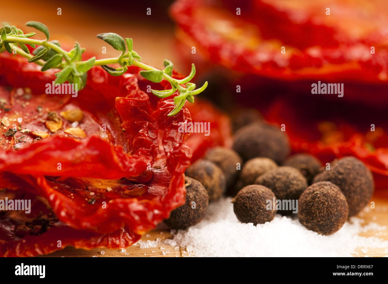 Italian sun dried tomatoes Stock Photo - Alamy