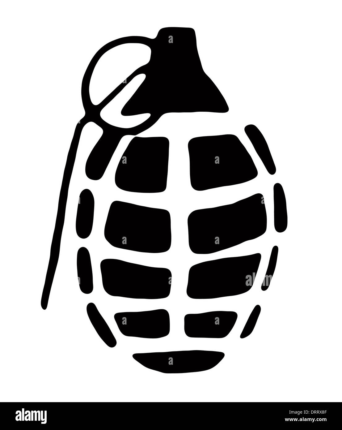 Grenade explosive hand grenade Cut Out Stock Images & Pictures - Alamy