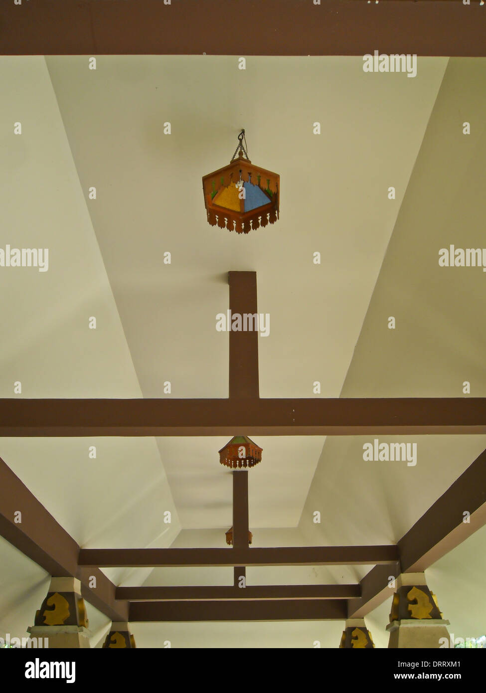 The ceiling of a Thai temple,thailand Stock Photo - Alamy