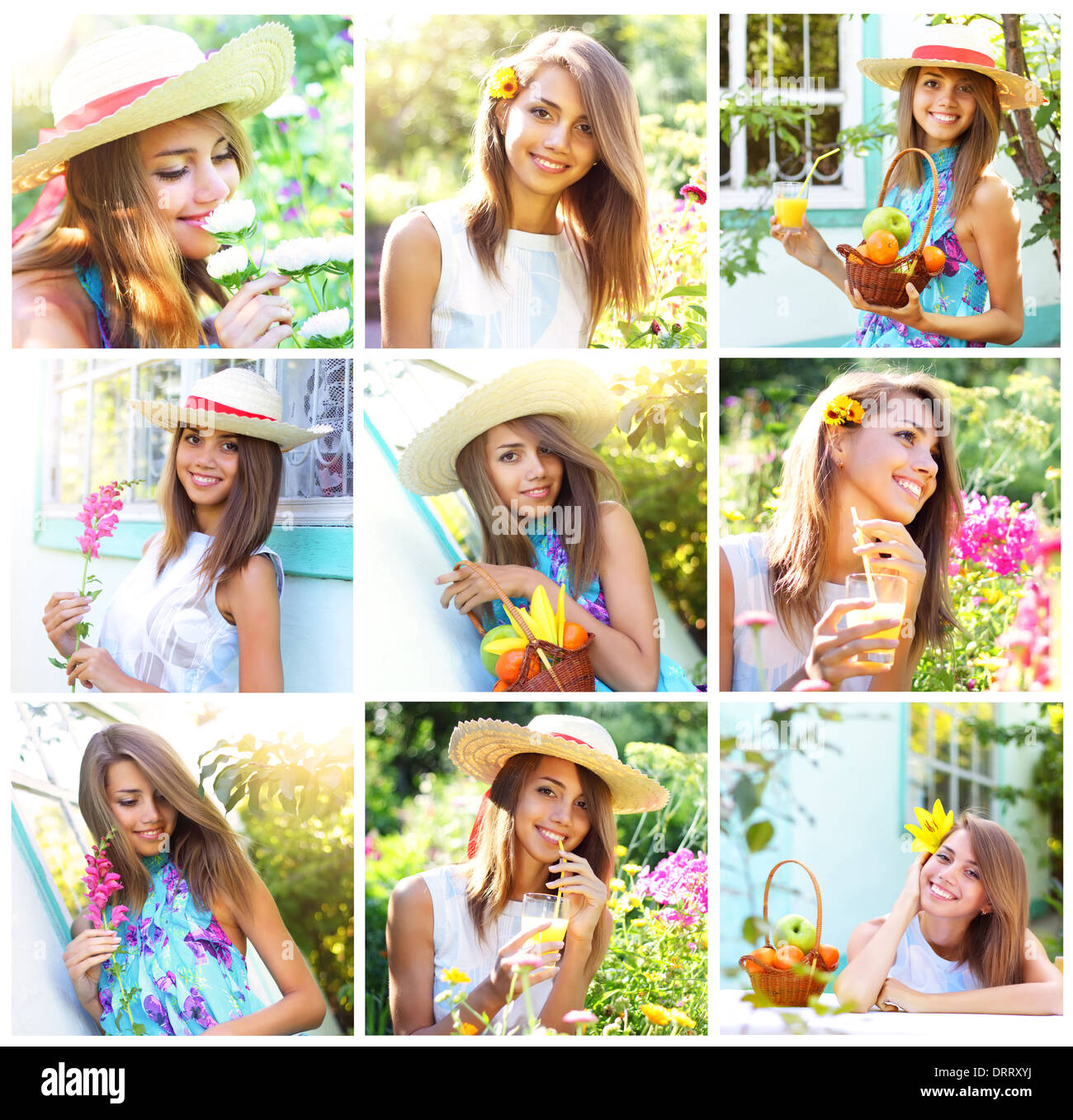 Collage girls hi-res stock photography and images - Alamy
