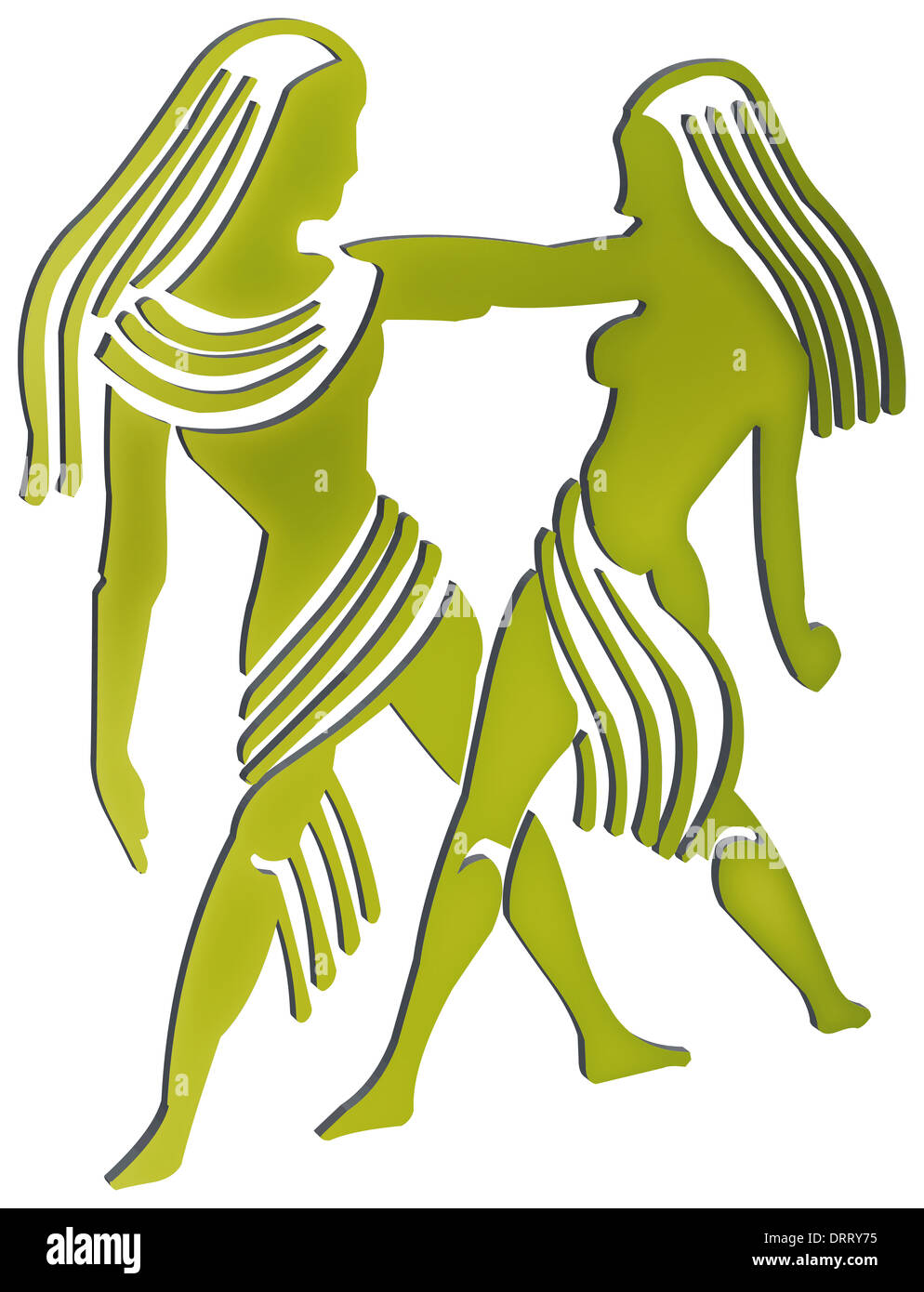 Gemini aries Cut Out Stock Images & Pictures - Alamy