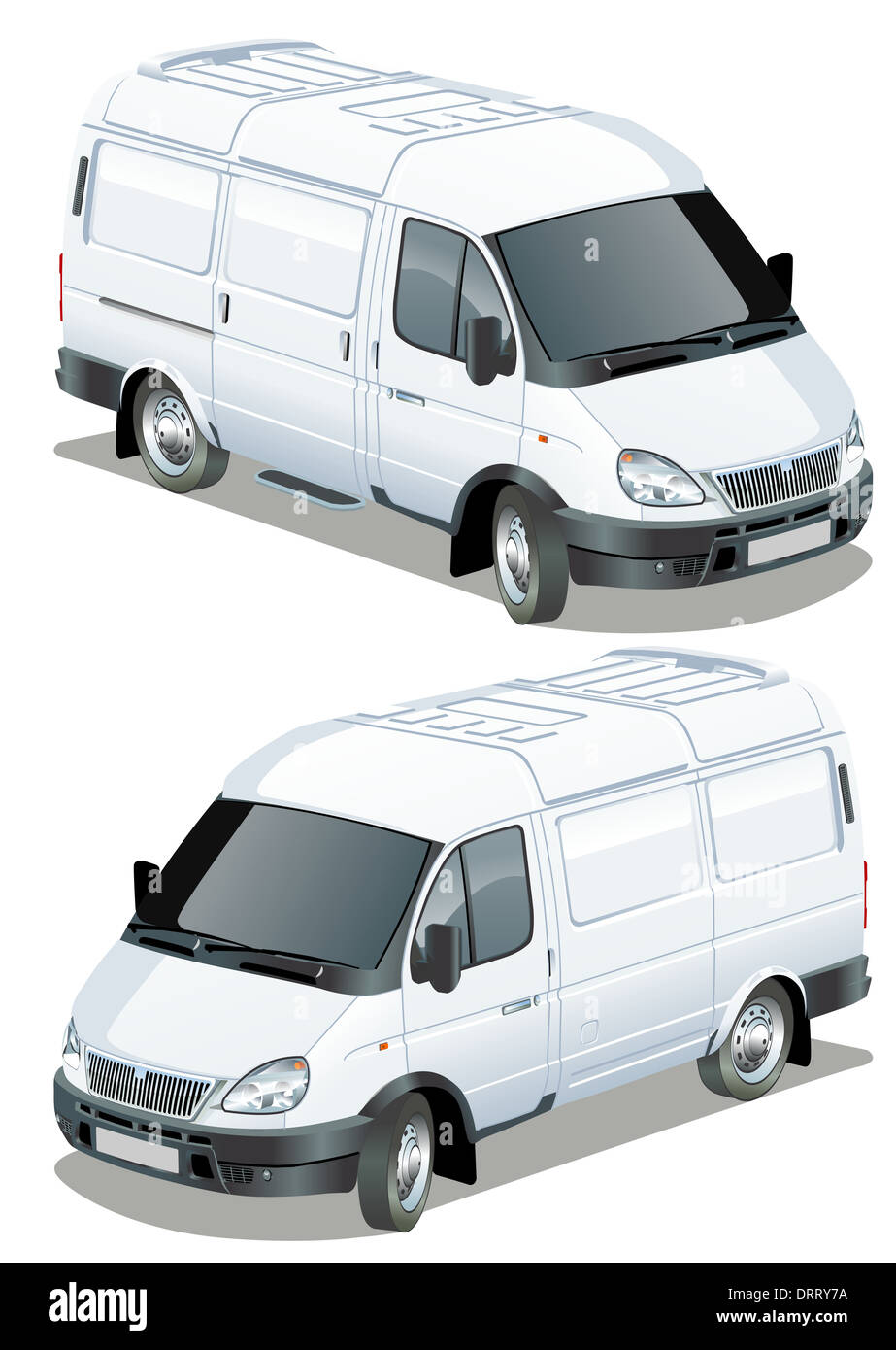 Delivery van delivering illustration hi-res stock photography and ...