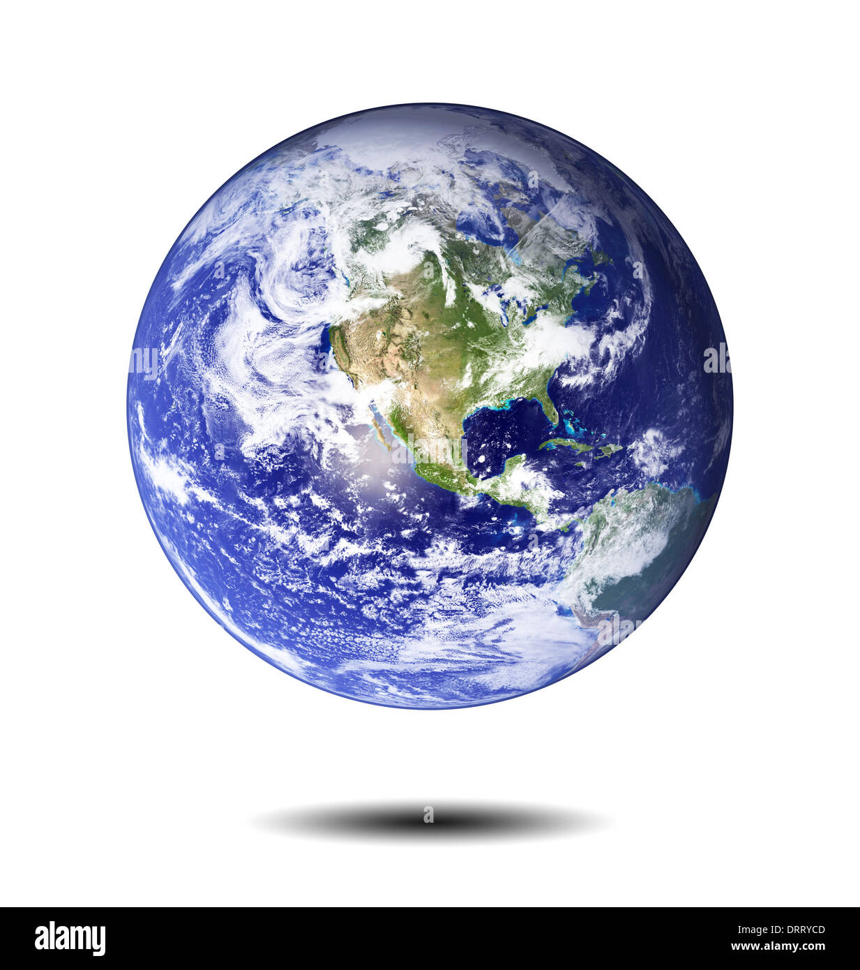 Planet earth satellite image Cut Out Stock Images & Pictures - Alamy