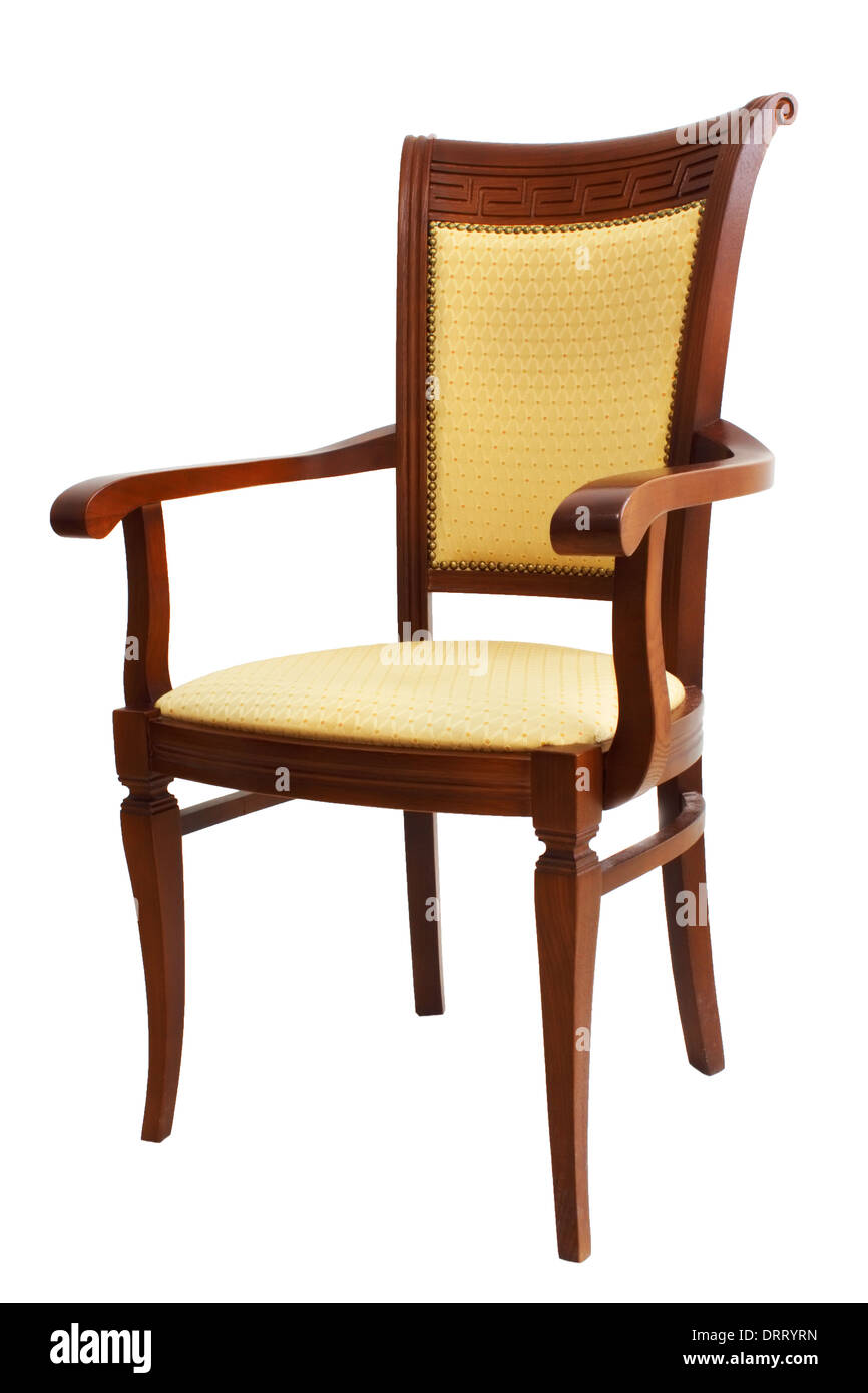 Chair isolated on white background Stock Photo - Alamy